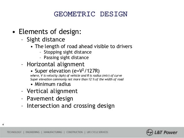 Roads design as per IRC 37