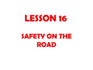Road safety | PPT