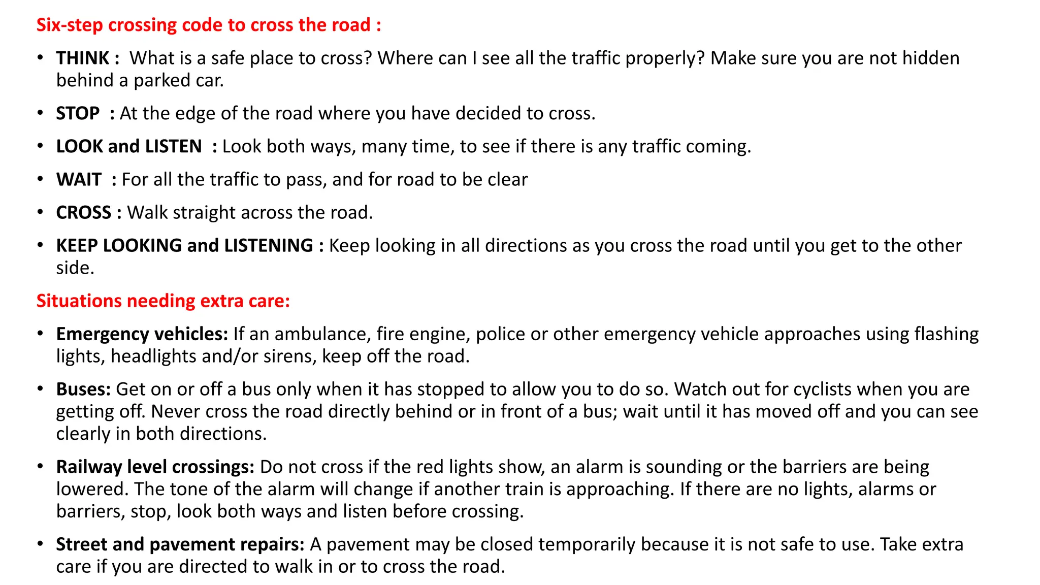 Road Safety precautions tofollow and keep in mind | PPT