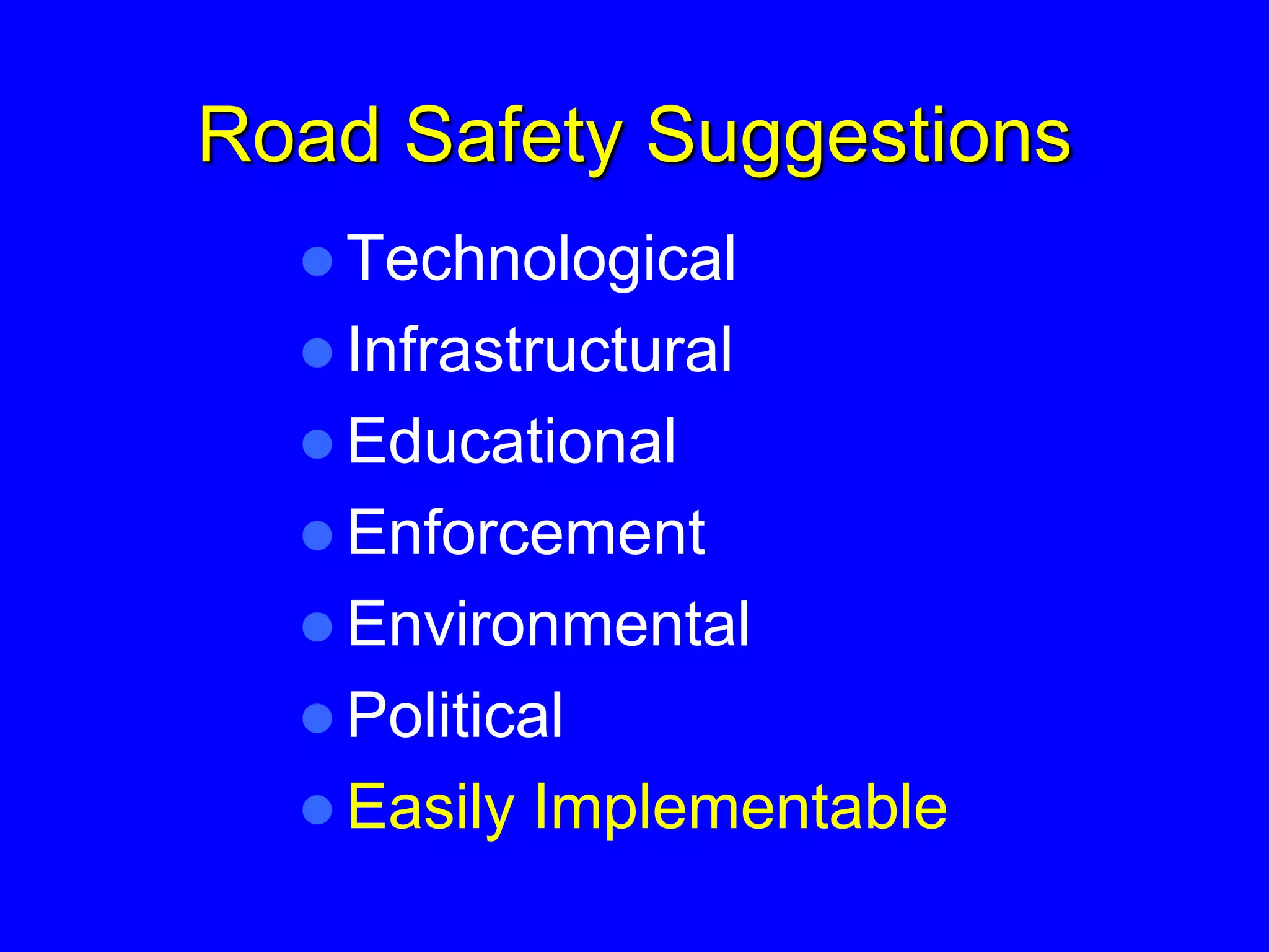 Road Safety PowerPoint Presentation | PPTX