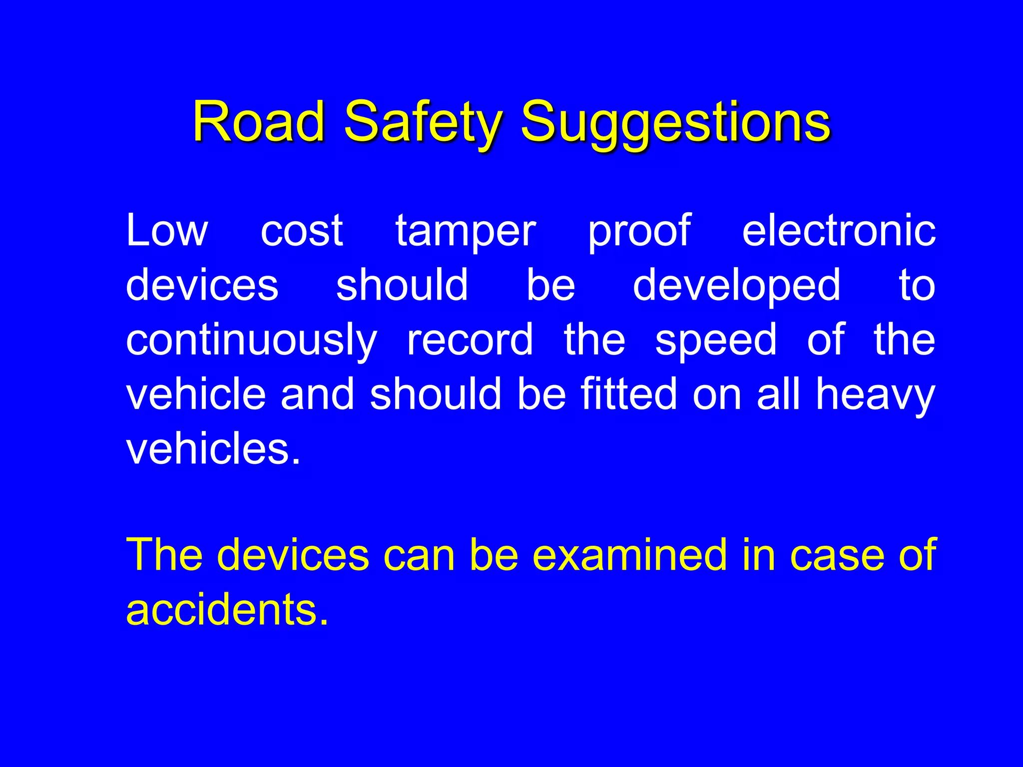 Road Safety PowerPoint Presentation | PPTX