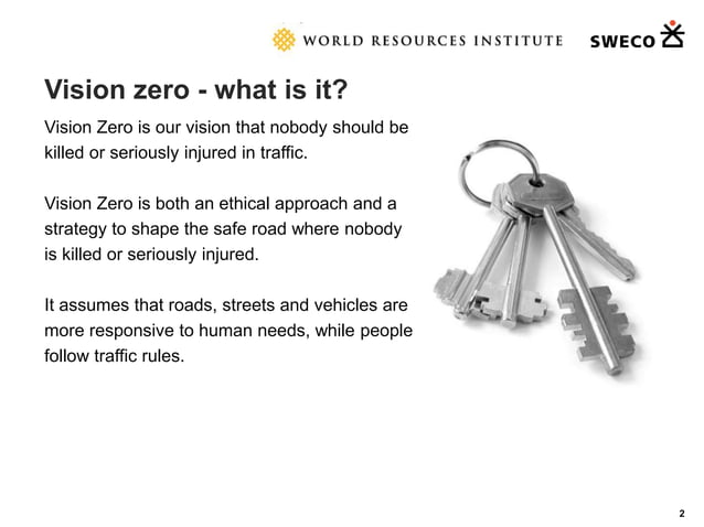 Road Safety - Vison Zero | PPTX | Auto Safety | Automotive