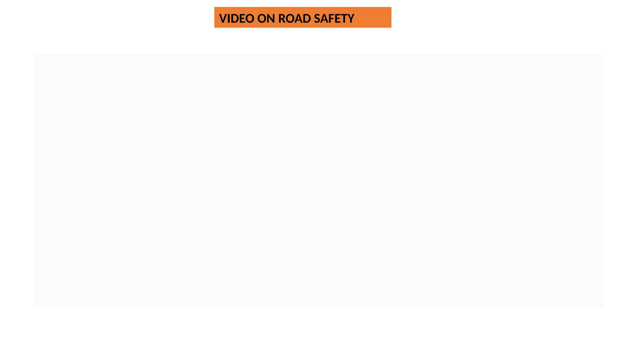 Road Safety NOTE THIS NOTE INCLUD VERY TYPES OF STUDY MATRIAL ABOUT ...
