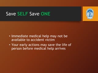 Road safety and first aid after trauma | PPTX