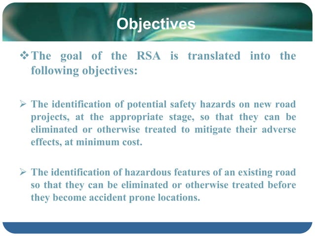 Road Safety Auditing | PPTX