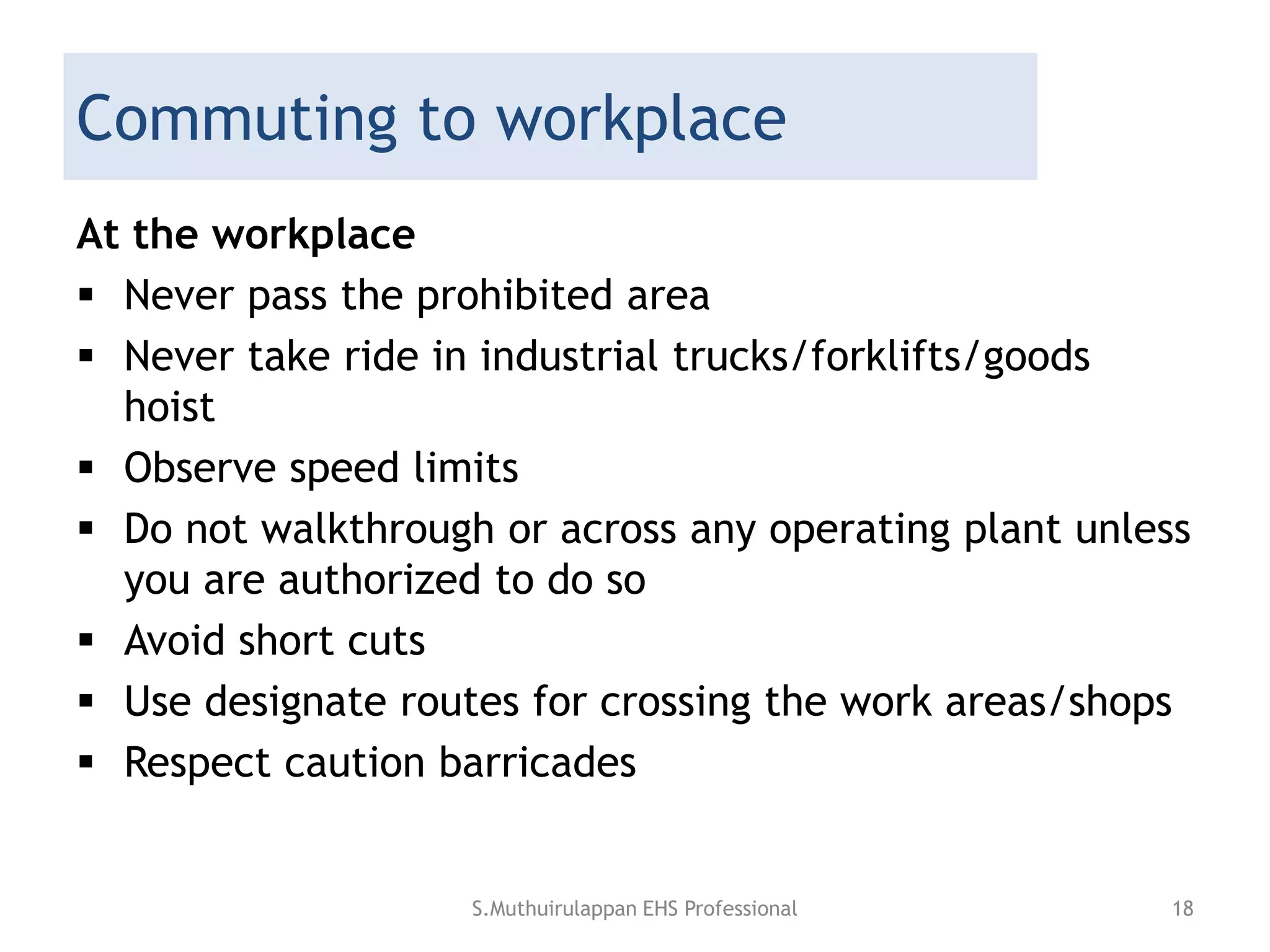 Road safety awarness training | PPTX