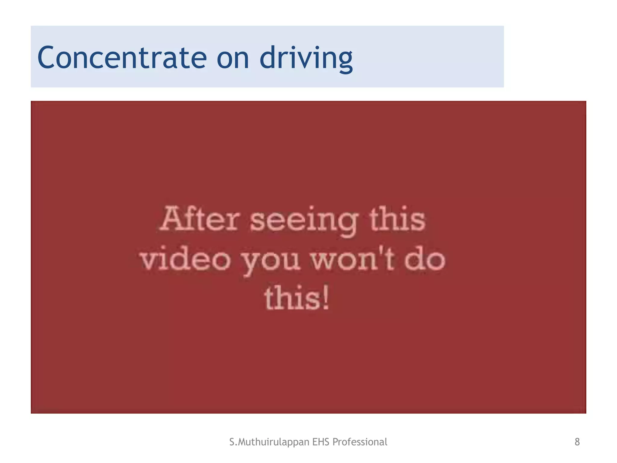 Road safety awarness training | PPTX