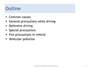 Road safety awarness training | PPTX