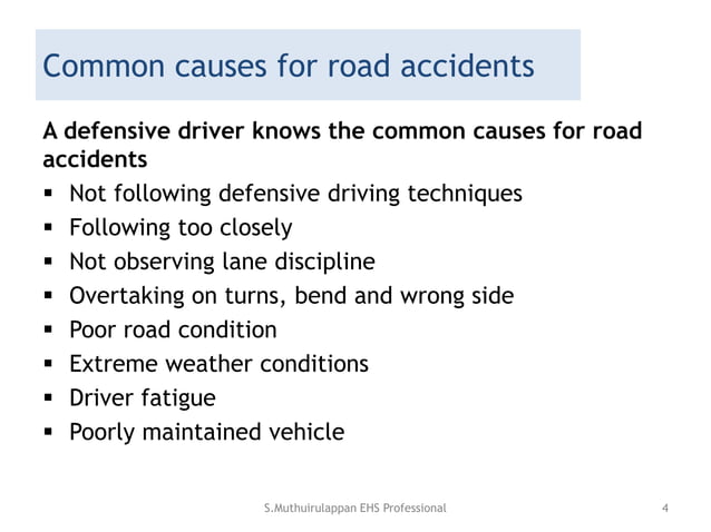 Road safety awarness training | PPTX