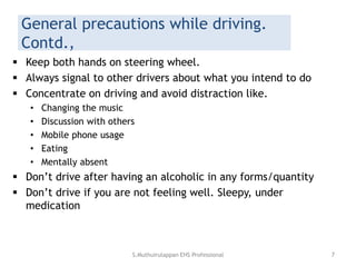 Road safety awarness training | PPTX