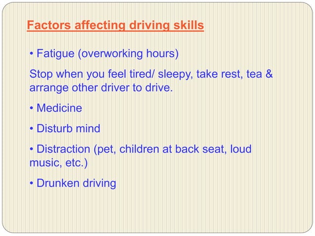 Road safety defensive driver`s driving training mannual | PPTX ...