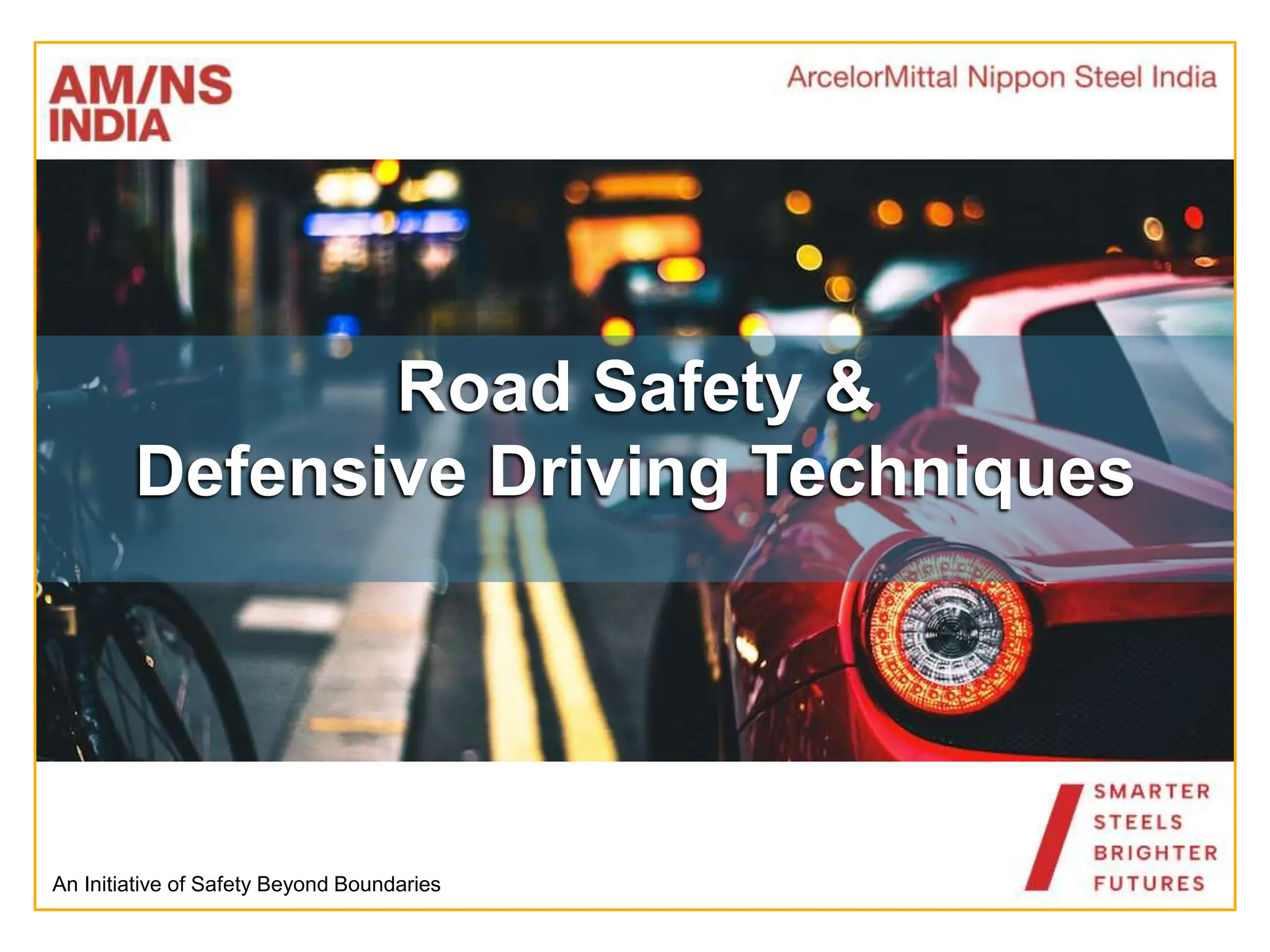 Road Safety & Defensive Driving Training | PPTX