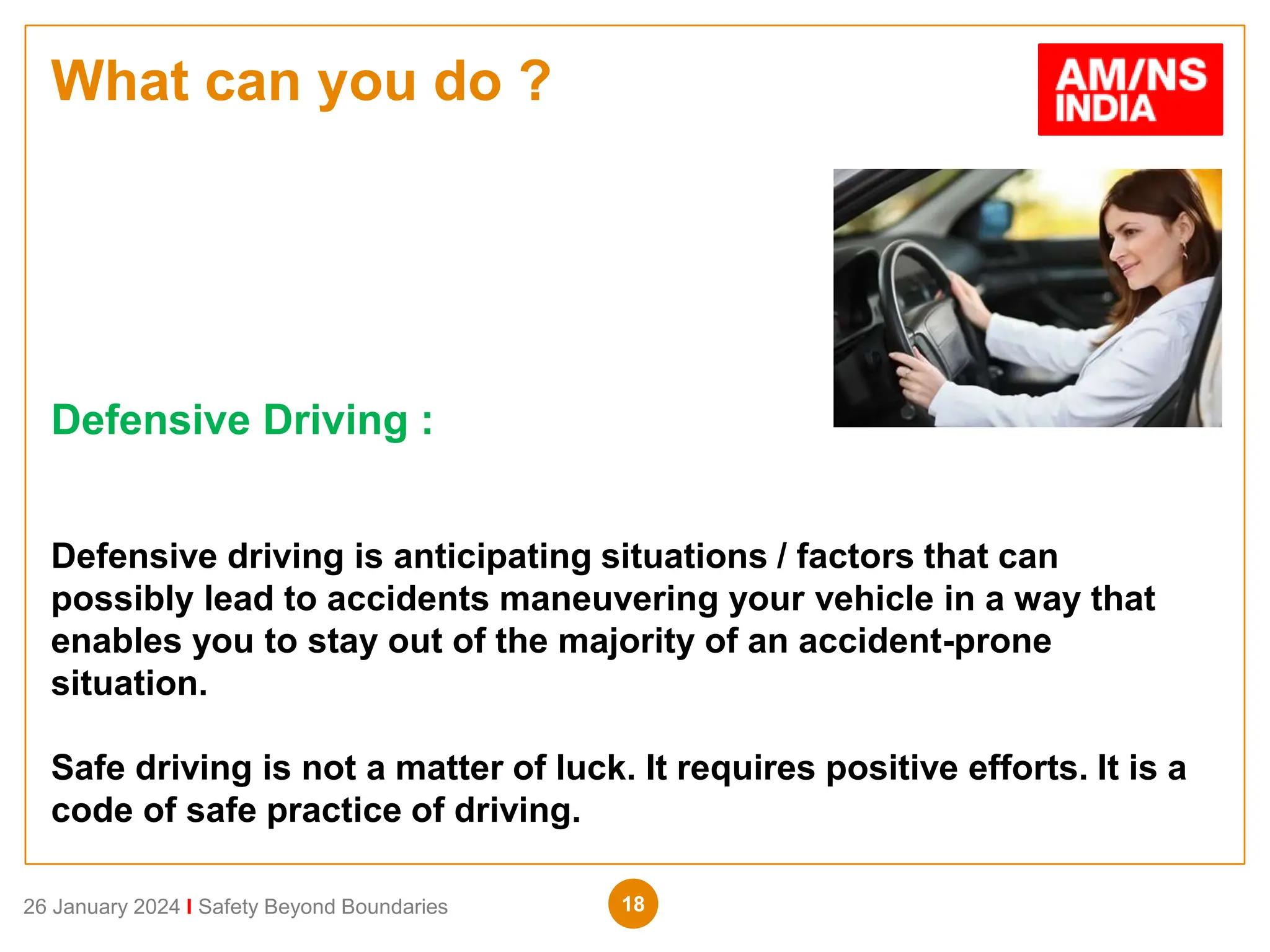 Road Safety & Defensive Driving Training | PPTX