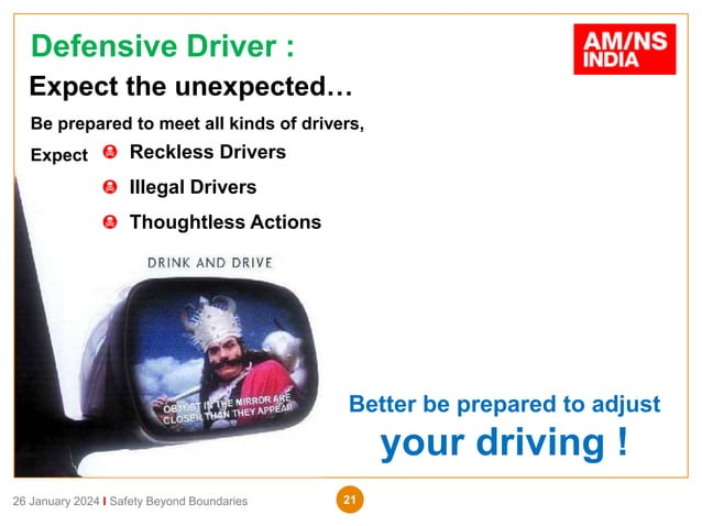 Road Safety & Defensive Driving Training | PPTX | Injuries | Diseases ...