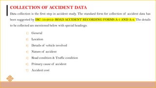 ROAD SAFETY ENGINEERING 1.Accident Investigation And Risk Management | PPTX
