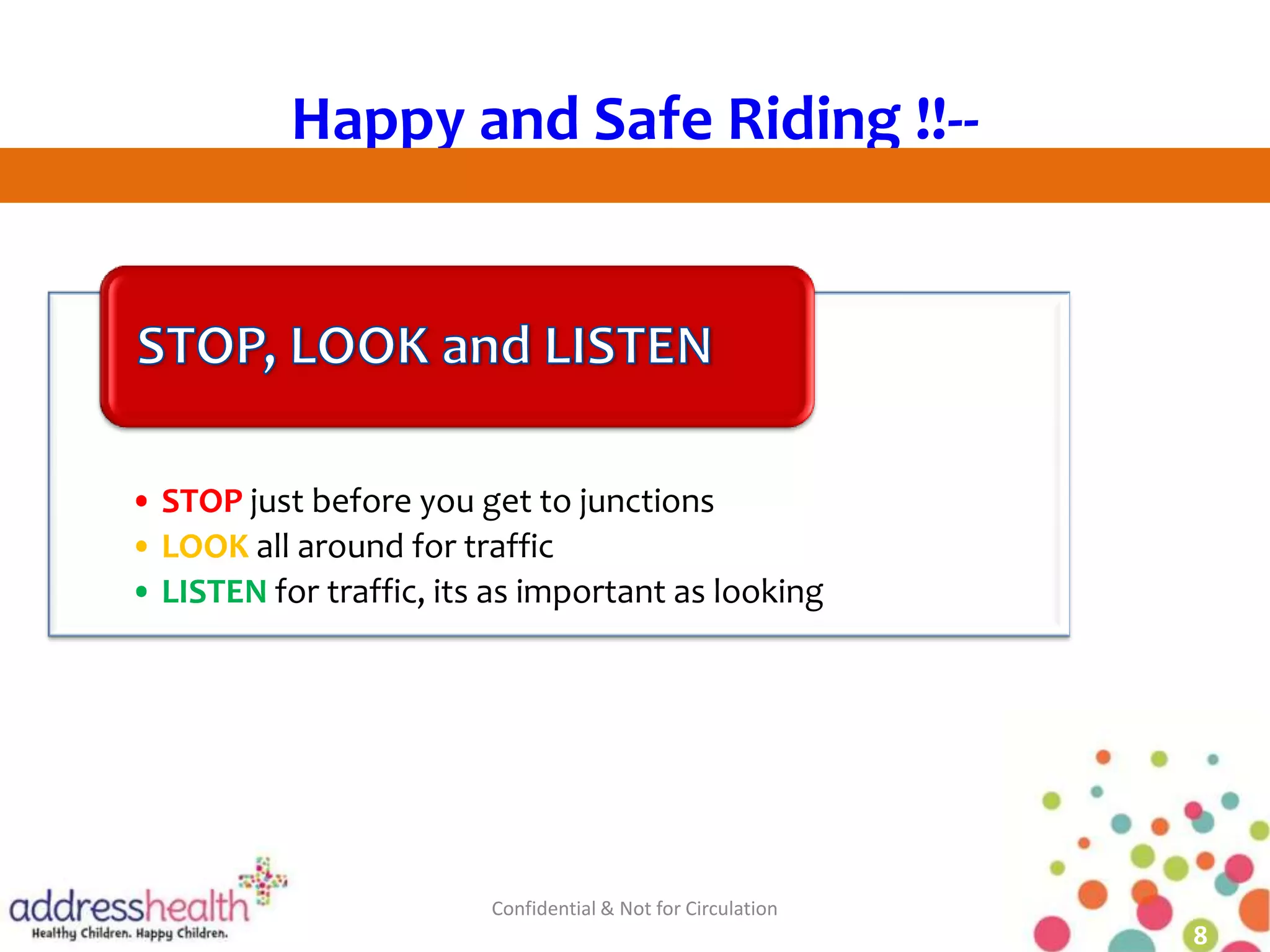 Road Safety for Children. | PPTX