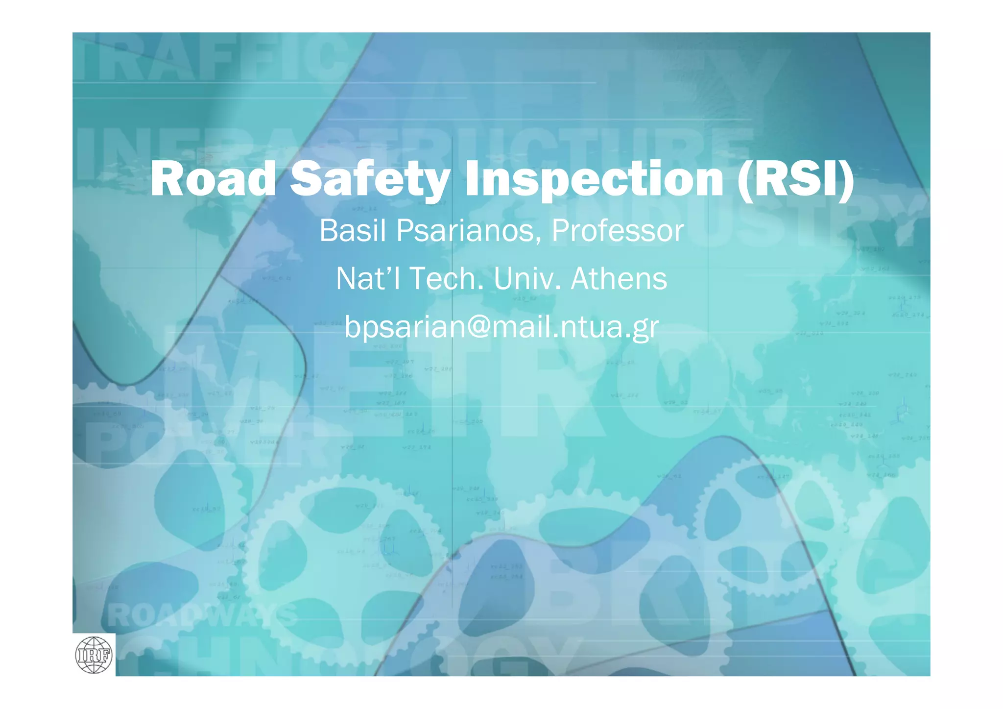 Road safety inspection (rsi) | PDF