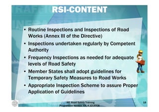 Road safety inspection (rsi) | PDF