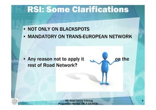 Road safety inspection (rsi) | PDF