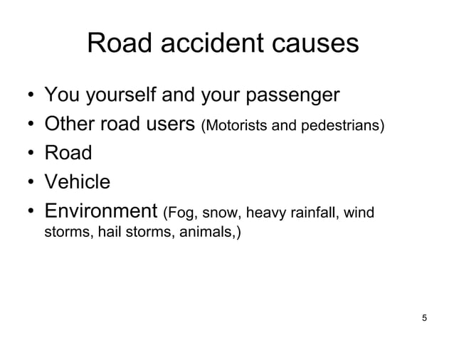 Road safety issues in goa | PPT