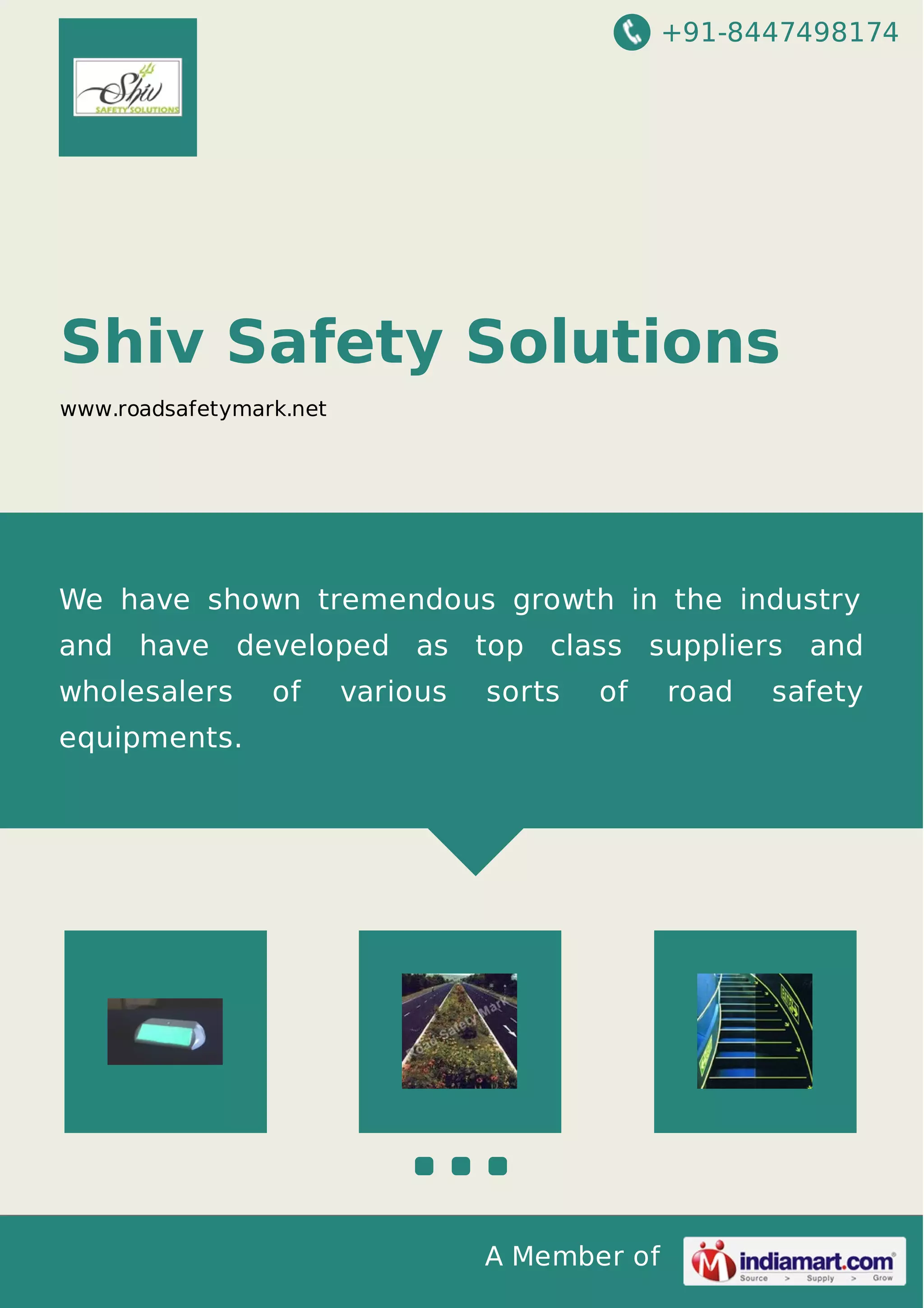 Shiv Safety Solutions, Mumbai, Road Safety Equipment | PDF