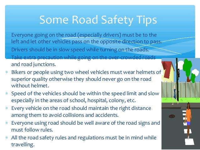 Road safety presentation(PPT) by Faisal