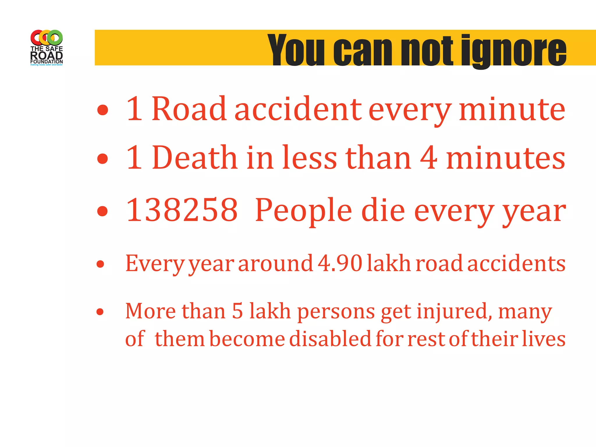 Road Safety presentation by The Safe Road Foundation | PDF