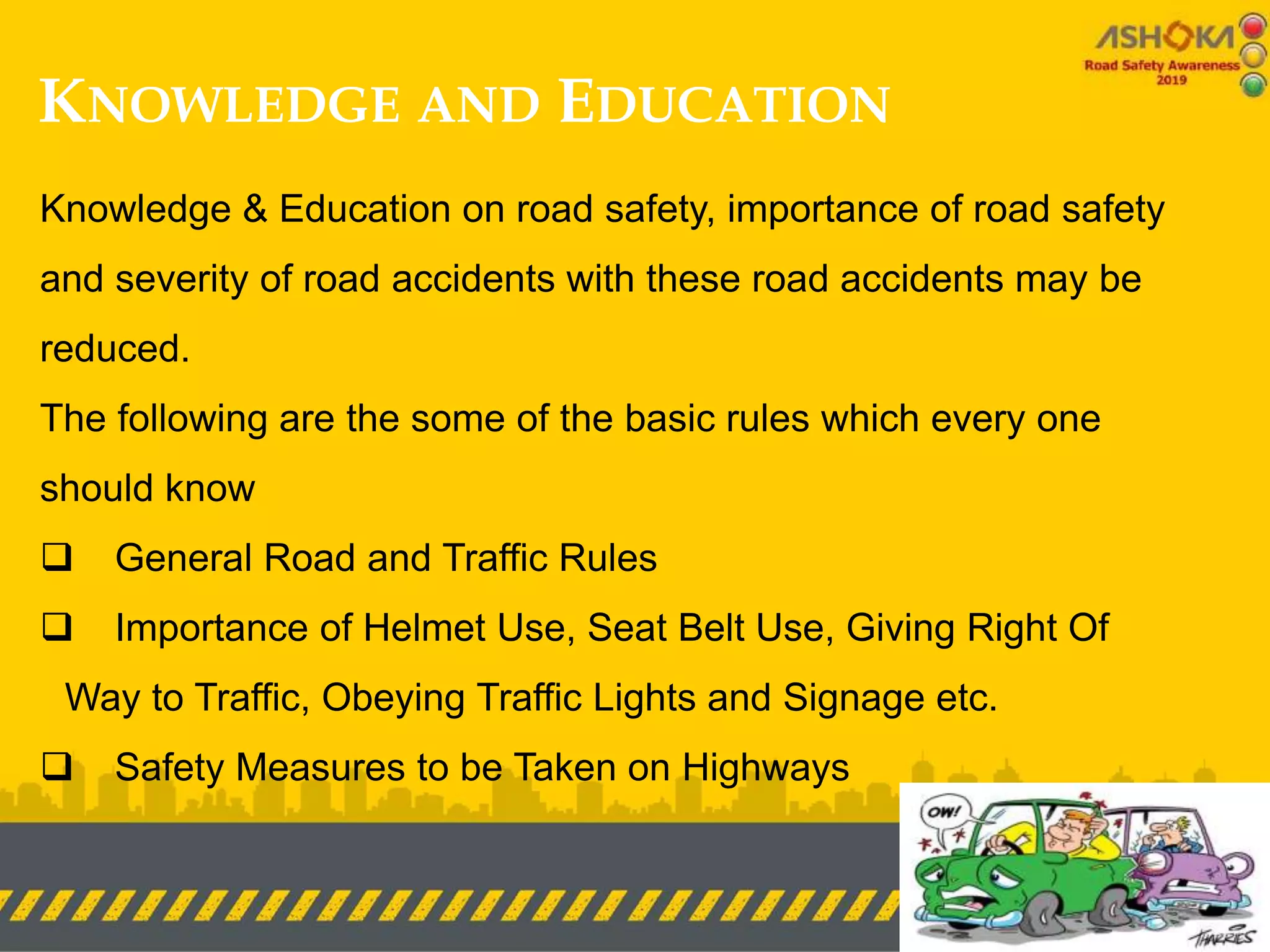 Road safety training for schools | PPTX