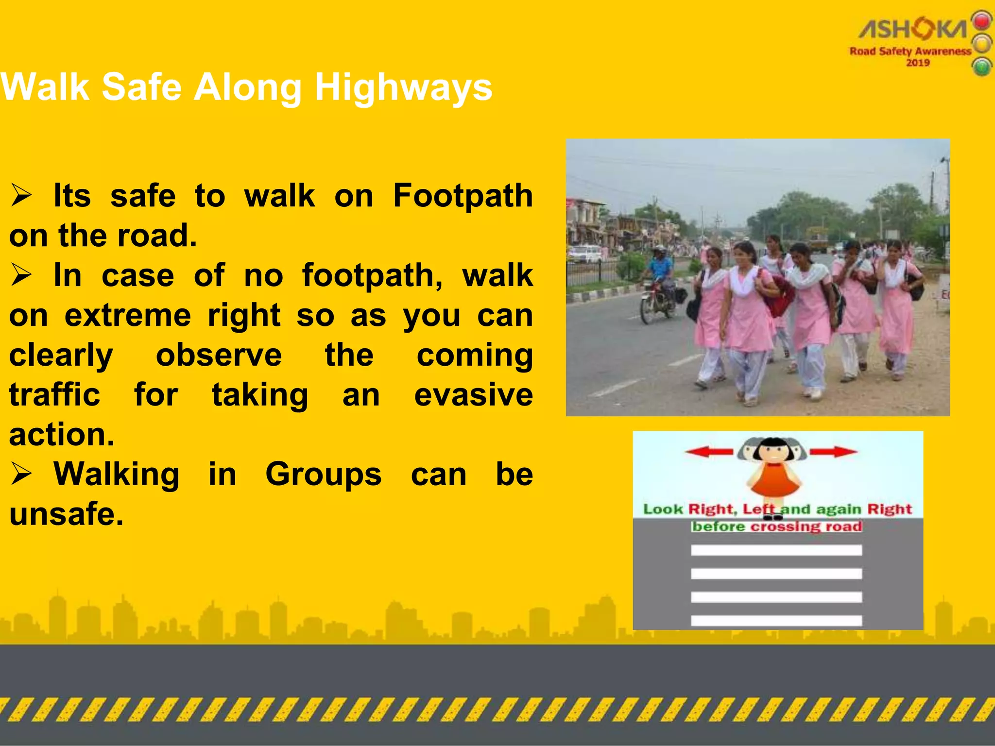 Road safety training for schools | PPTX