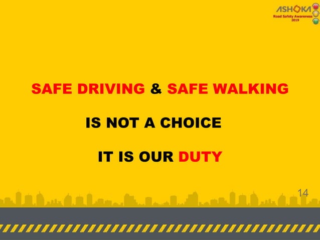 Road safety training for schools | PPTX