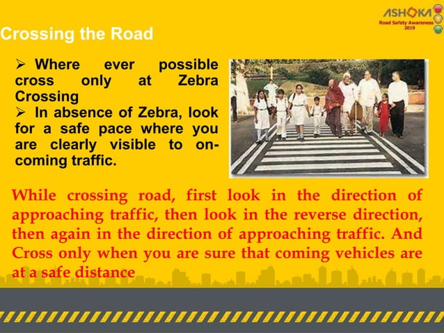 Road safety training for schools | PPTX