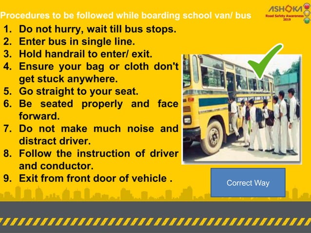 Road safety training for schools | PPTX
