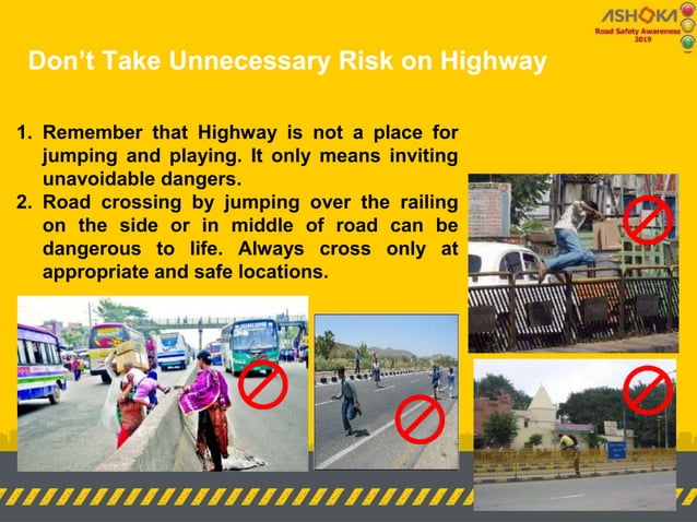 Road safety training for schools | PPTX