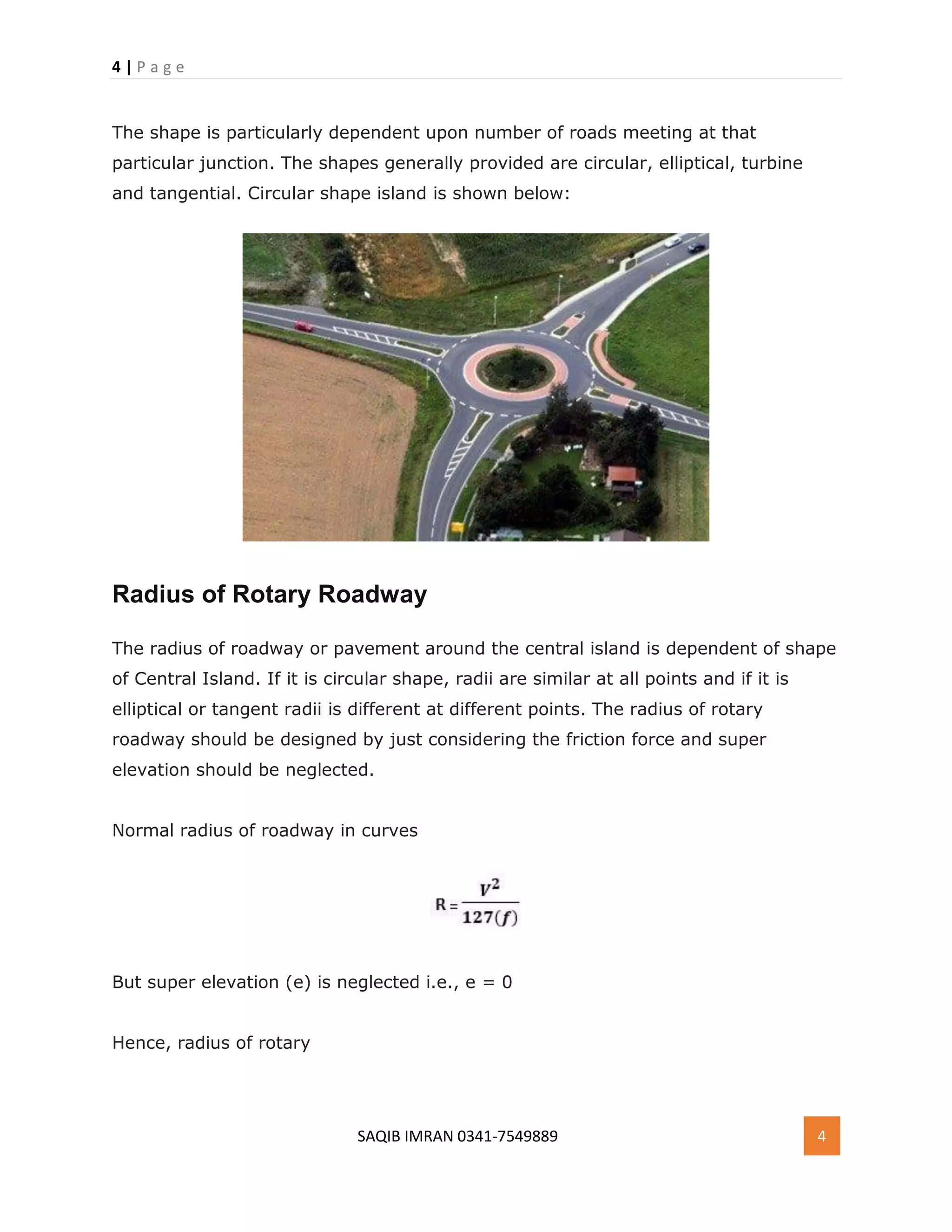 Roads and its design factors pdf | PDF