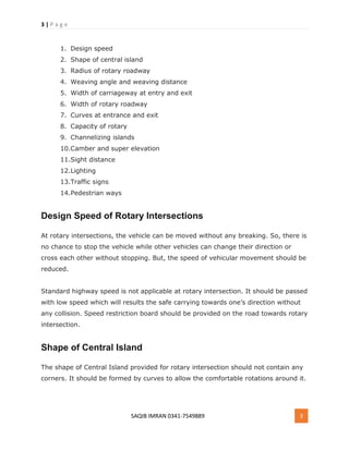 Roads and its design factors pdf | PDF