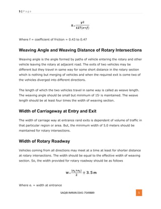 Roads and its design factors pdf | PDF