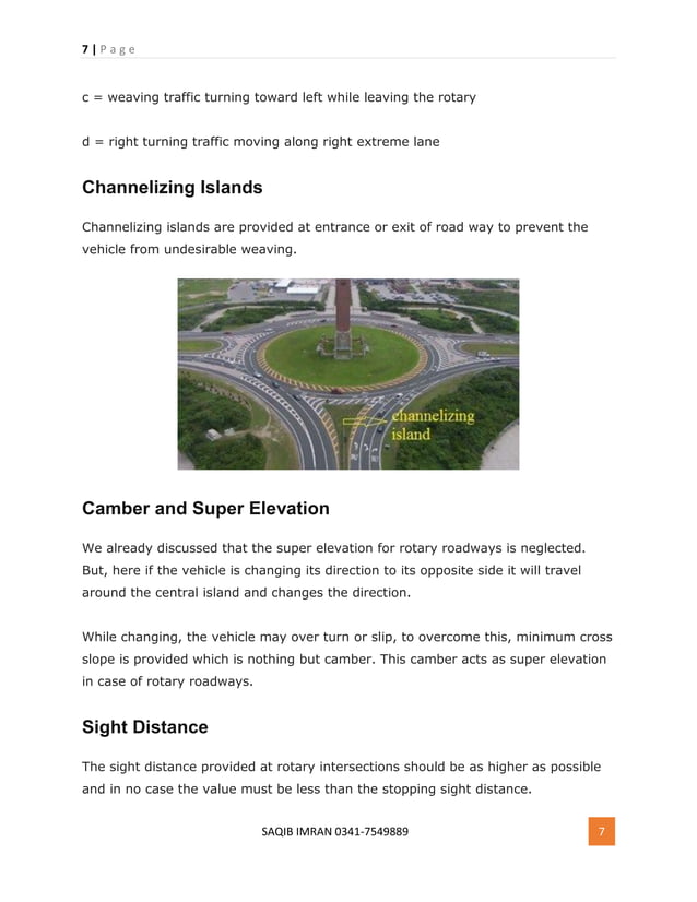 Roads and its design factors pdf | PDF