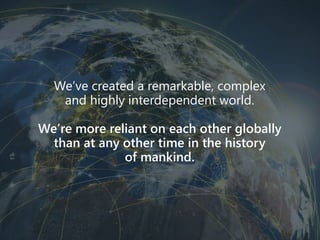 Mobility, our interconnected world, and ITS | PPTX