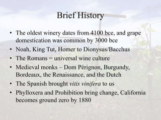 Intro to Wine Tasting and Winemaking Seminar | PPTX