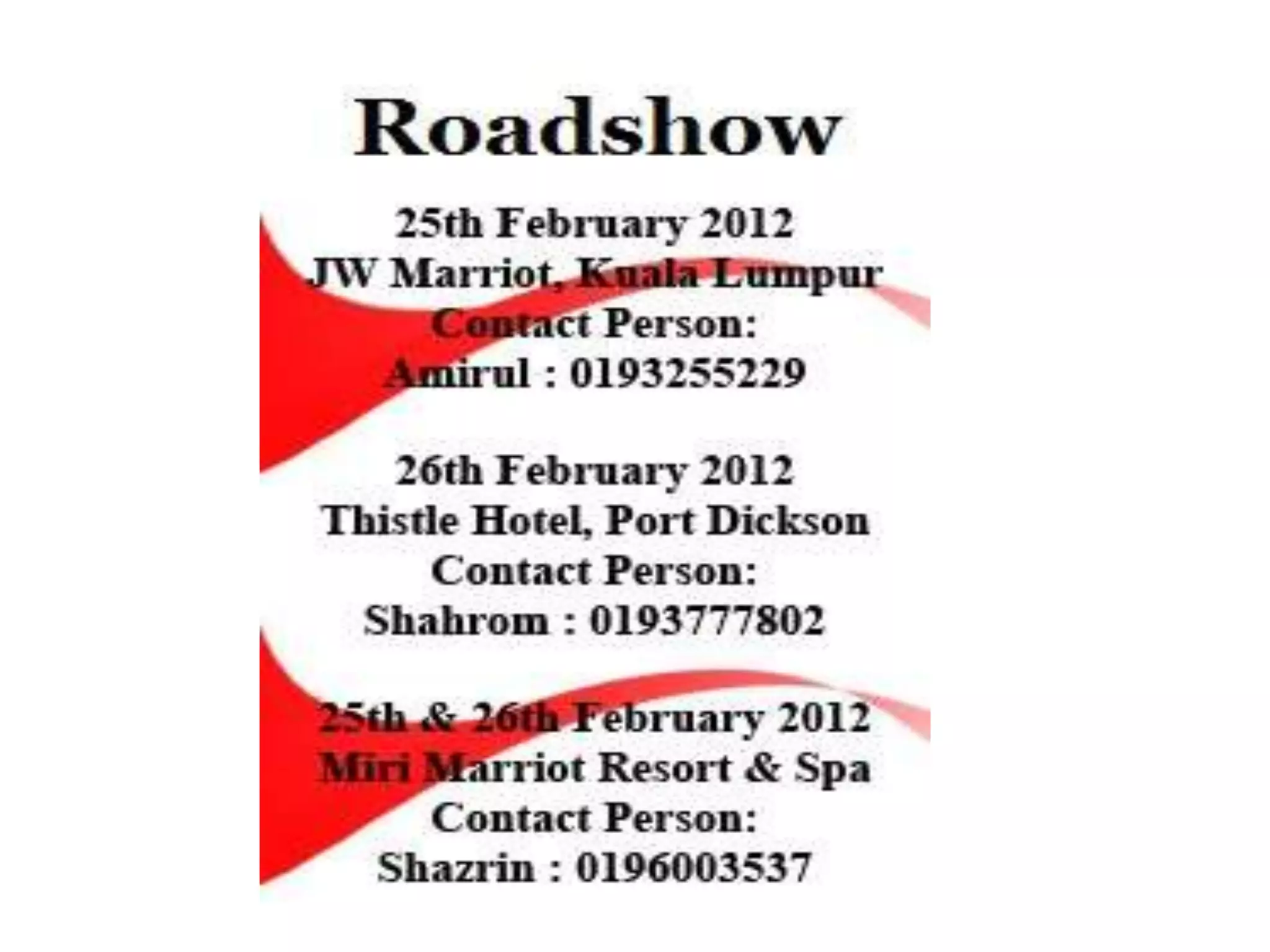 Roadshow | PPTX