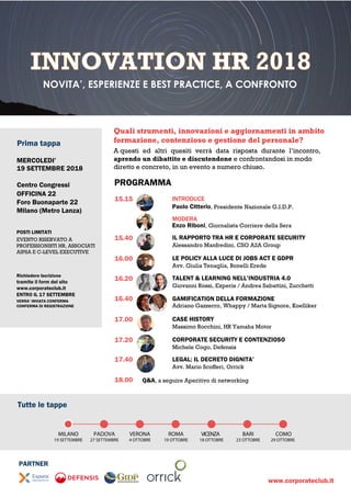 Roadshow Innovation HR 2018 | PDF