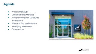 MariaDB Paris Workshop 2023 - Performance Optimization | PPT
