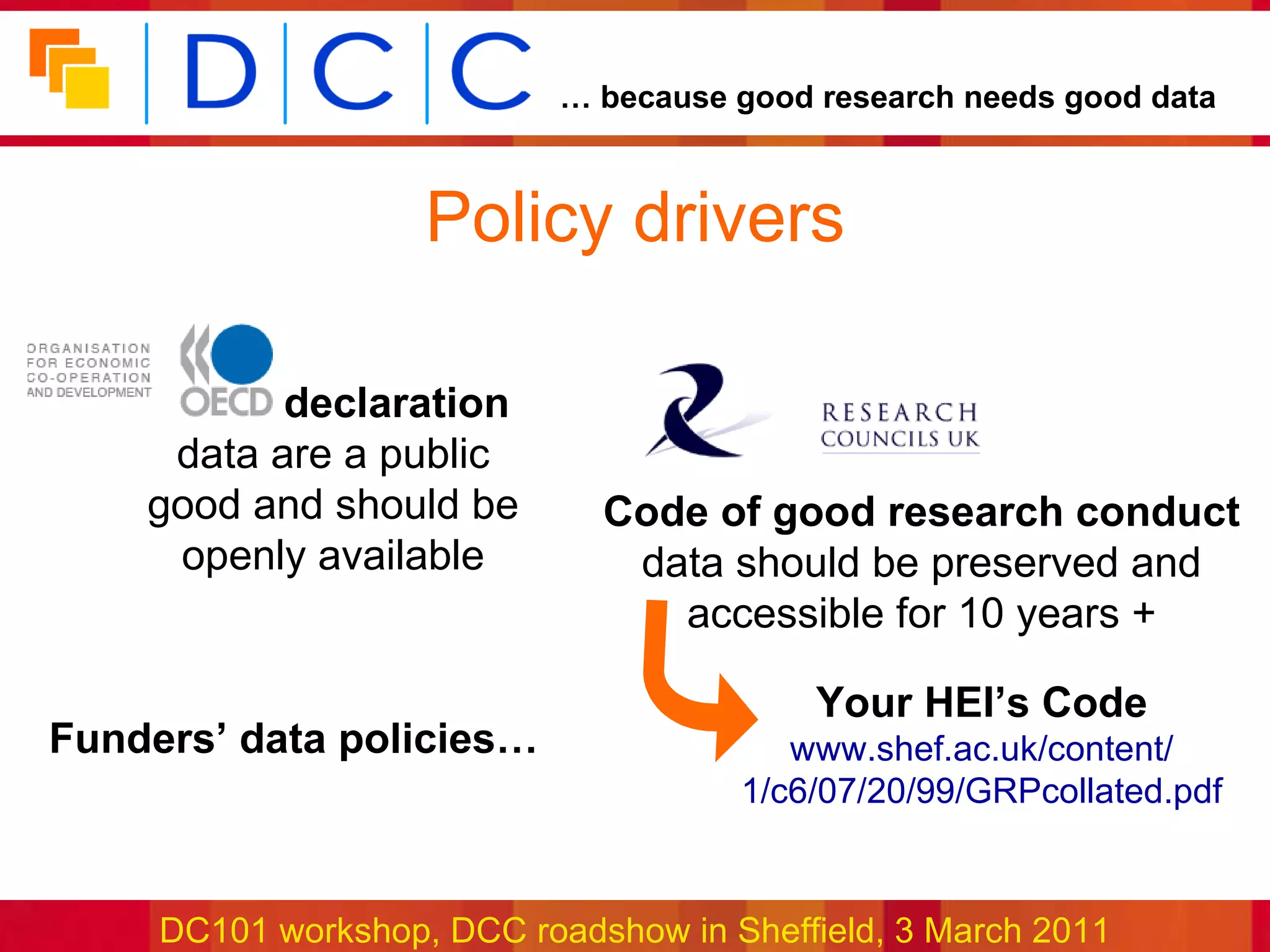 Data management policies | PPT | Databases | Computer Software and ...