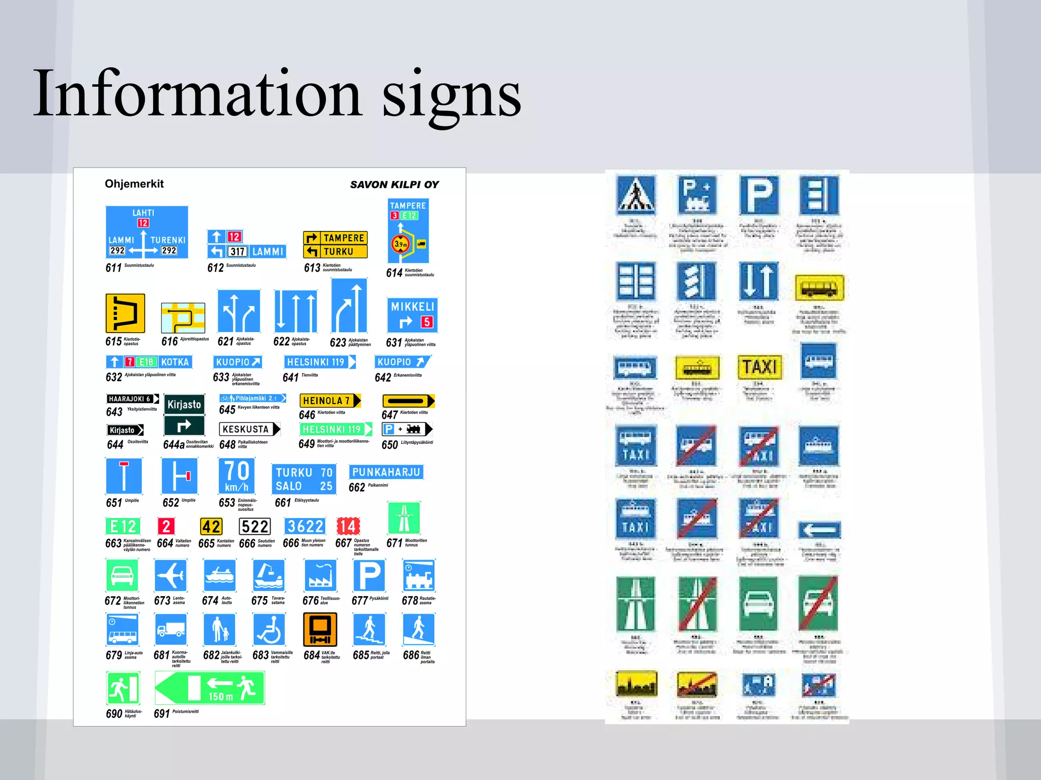 Road signs in finland | PDF