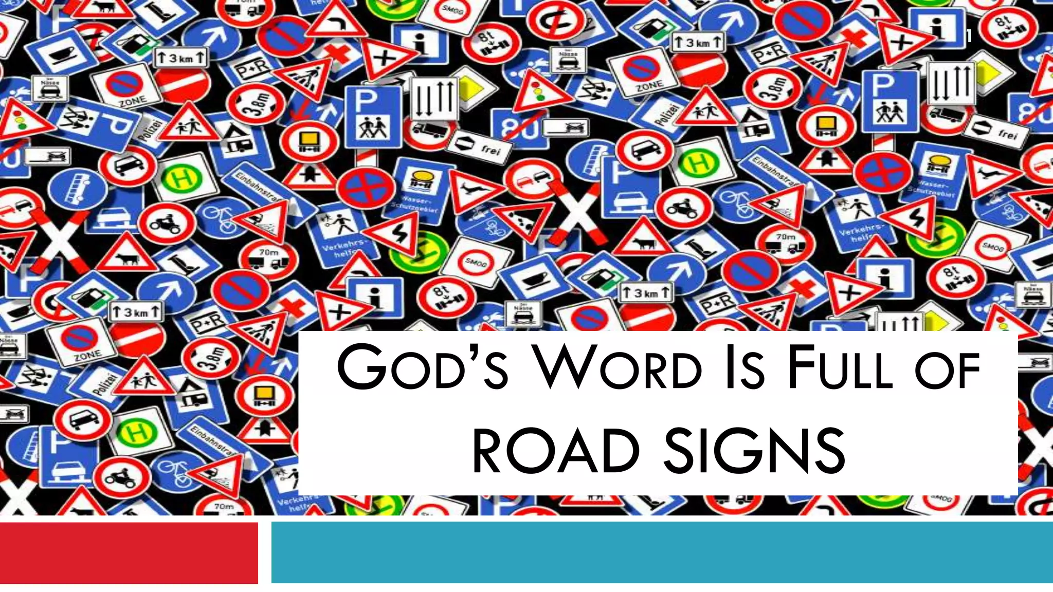 Road Signs in God's Word PowerPoint Show | PPSX