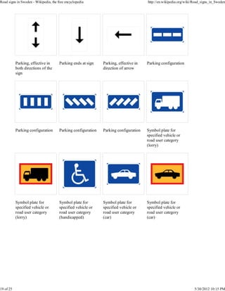 Road signs in sweden | PDF