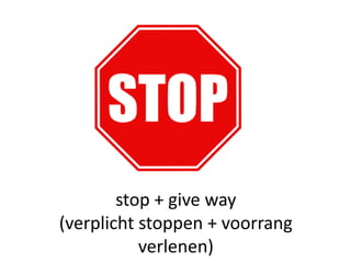Road signs / verkeersborden | PPTX | Automotive