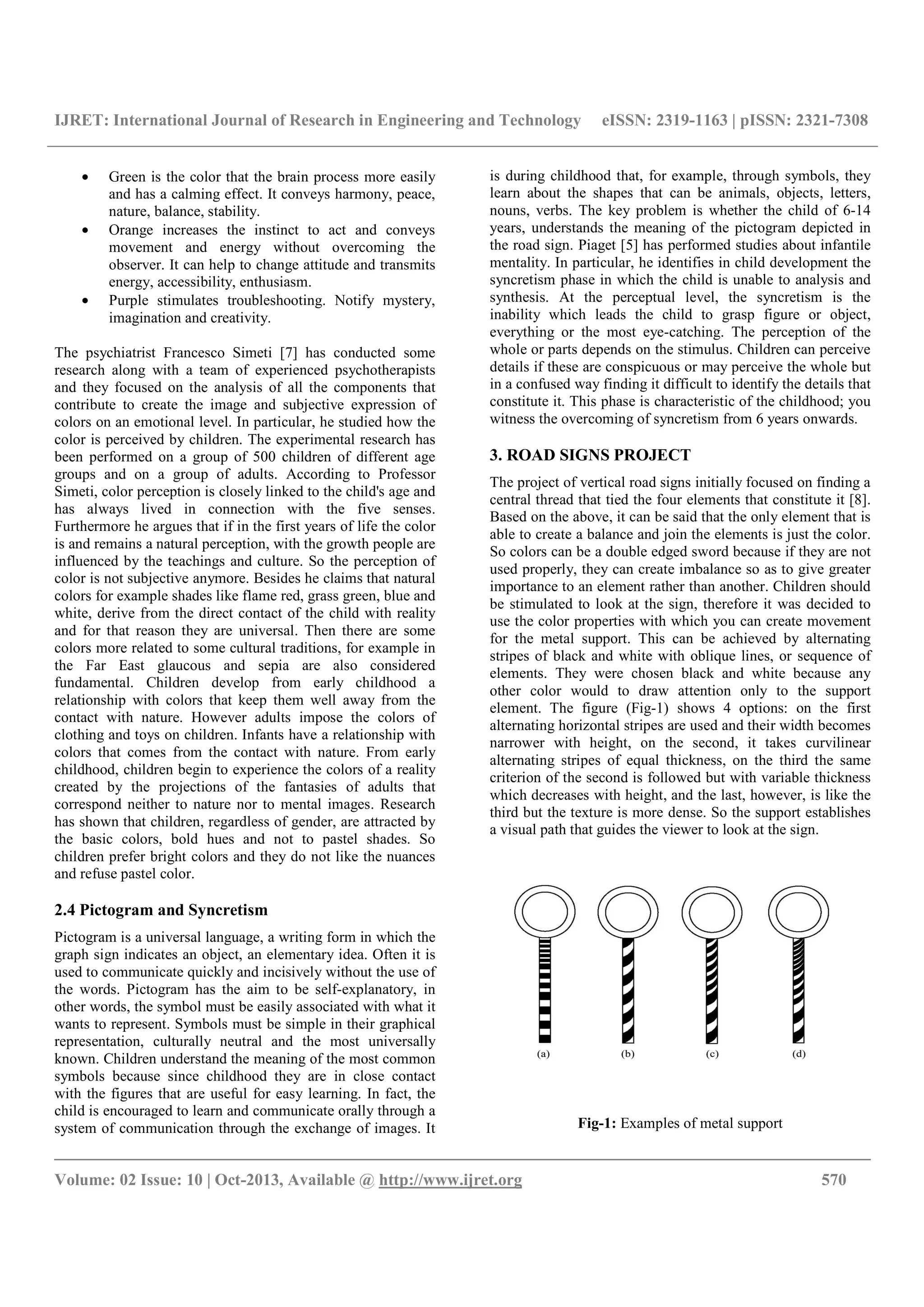 Road signs walking among shapes and colors | PDF