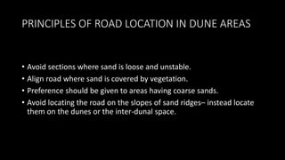 Roads in difficult areas | PPT