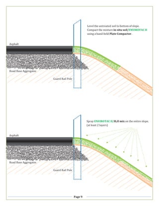 Road Slope Erosion: Preventive & Corrective Solutions by Envirotac | PDF
